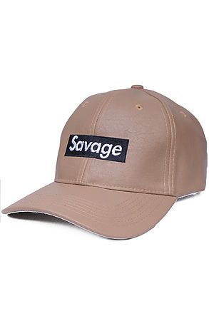 NERDY FRESH The Savage Leather Baseball Cap in Tan SSVGBCTNLTR - Karmaloop