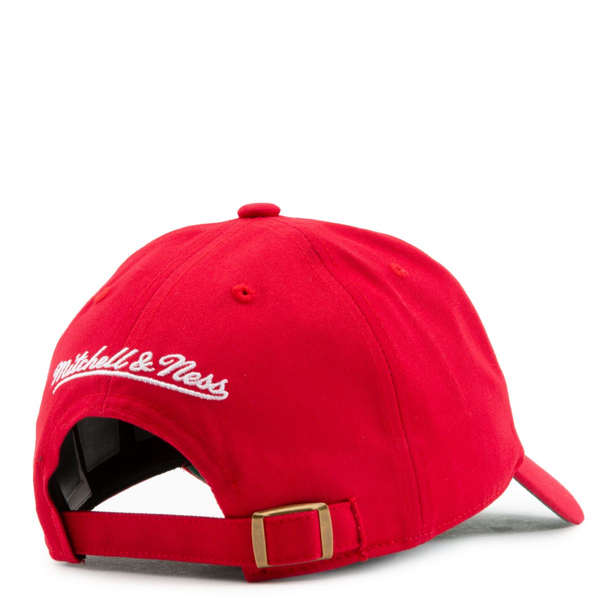 MITCHELL & NESS Houston Rockets Team Ground Dad Hat 6LUXMM20001-HRORED1 ...