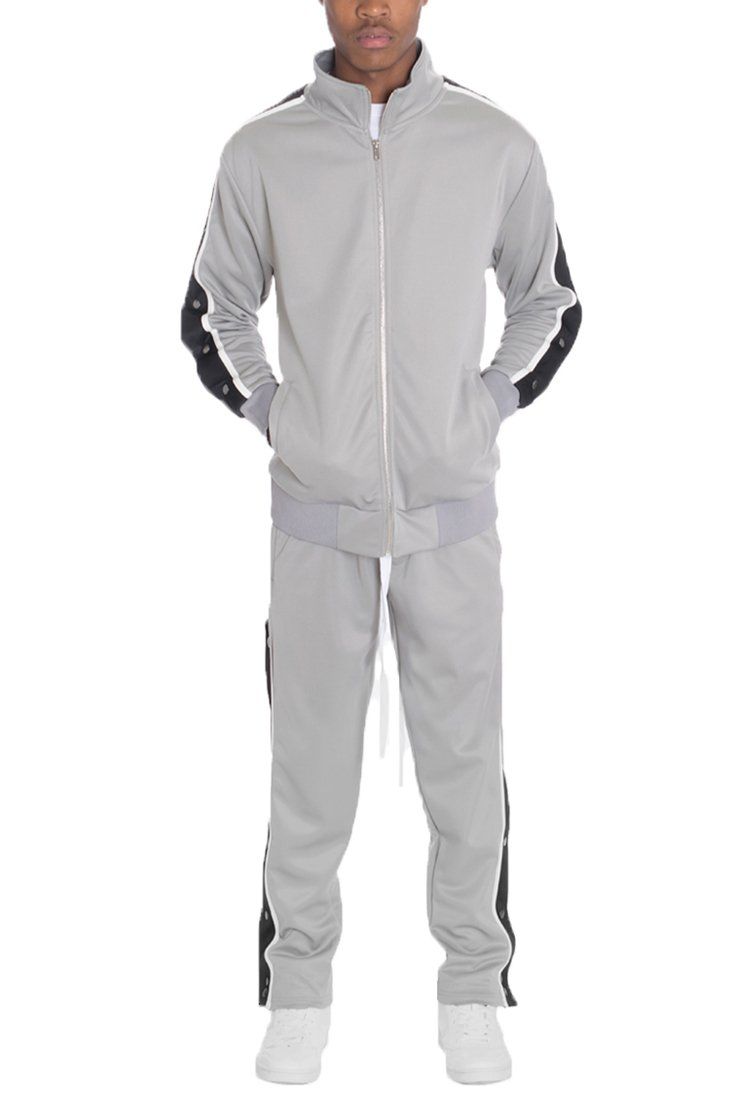 WEIV SNAP BUTTON TRACK SET SET0793-GY - Karmaloop