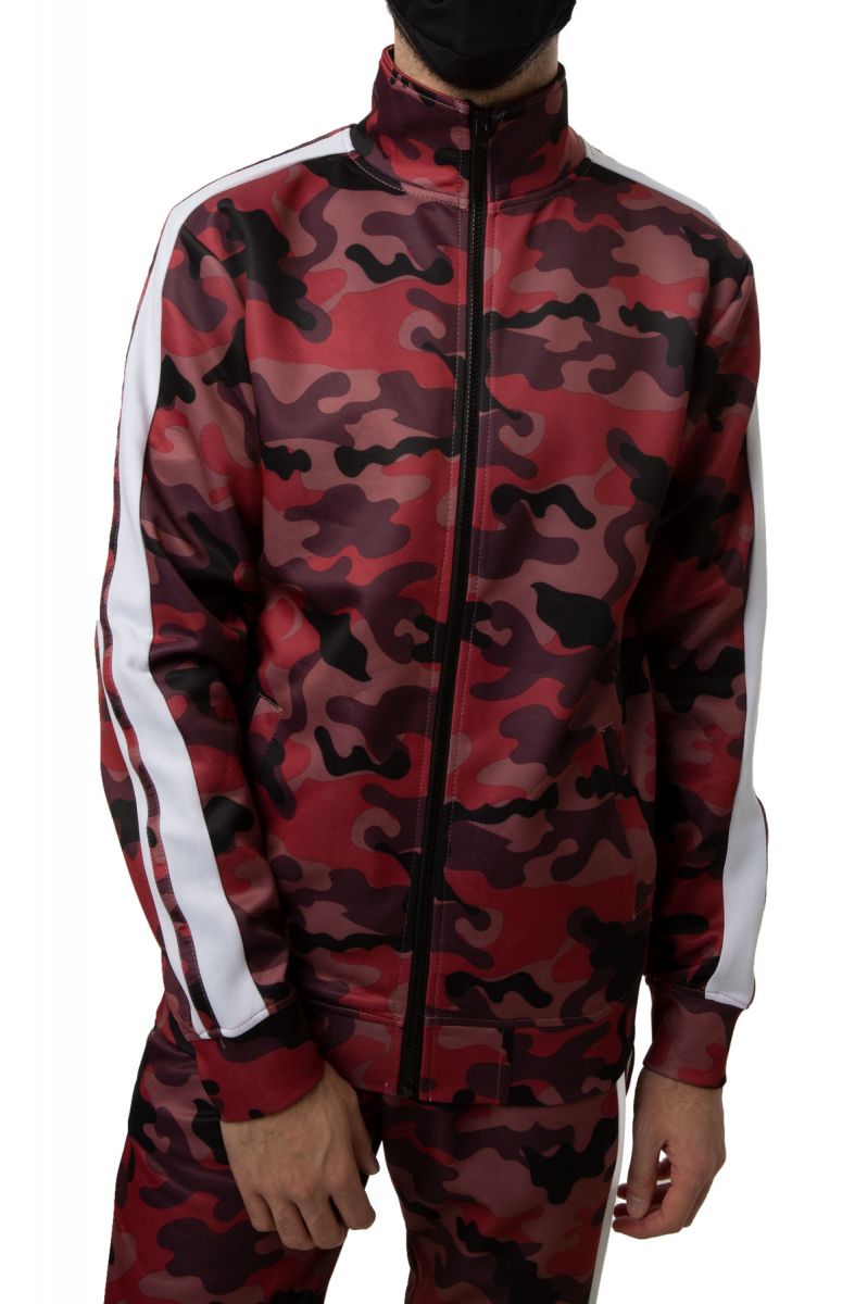 FBRK Double Stripe Jacket 9A1-500RDCAMO - Karmaloop