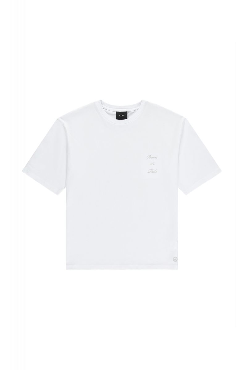 KING APPAREL Hoxton Box T-Shirt - White SS23-HBTW - Karmaloop