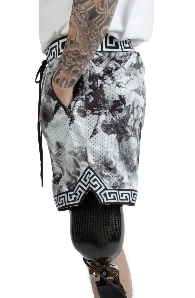 FBRK Renaissance Mesh Shorts 931-912GREY - Karmaloop