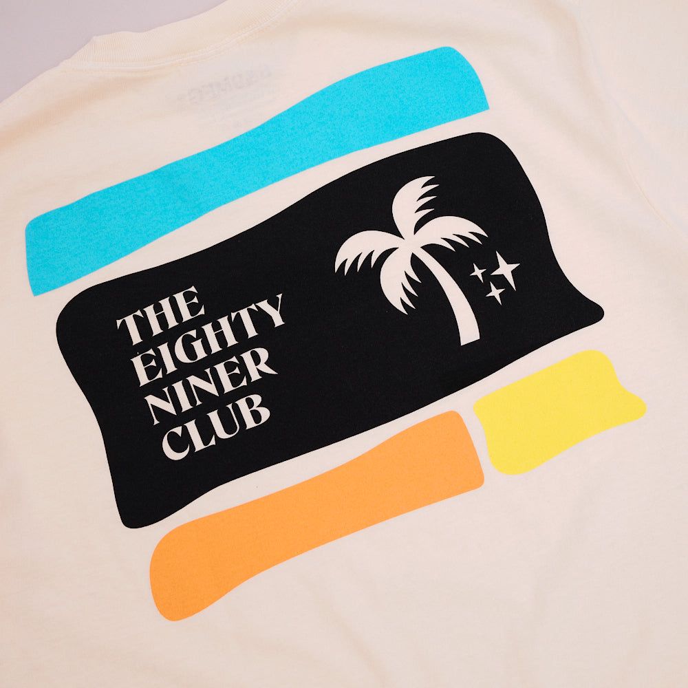 8&9 MFG CO. Eighty 9er T Shirt Cream SSNERCRM-CREAM - Karmaloop