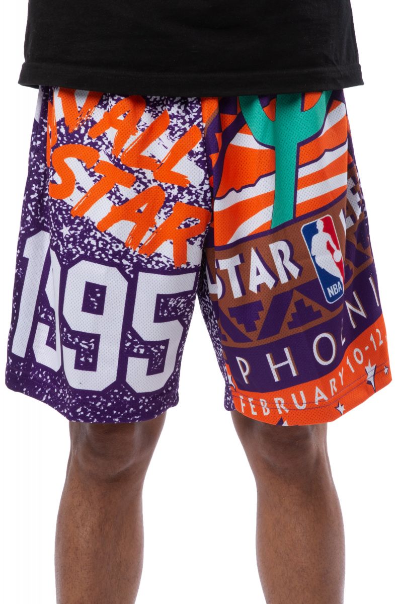 MITCHELL & NESS NBA All Star Mesh Shorts SHORAJ19064-ASGPURP95 - Karmaloop