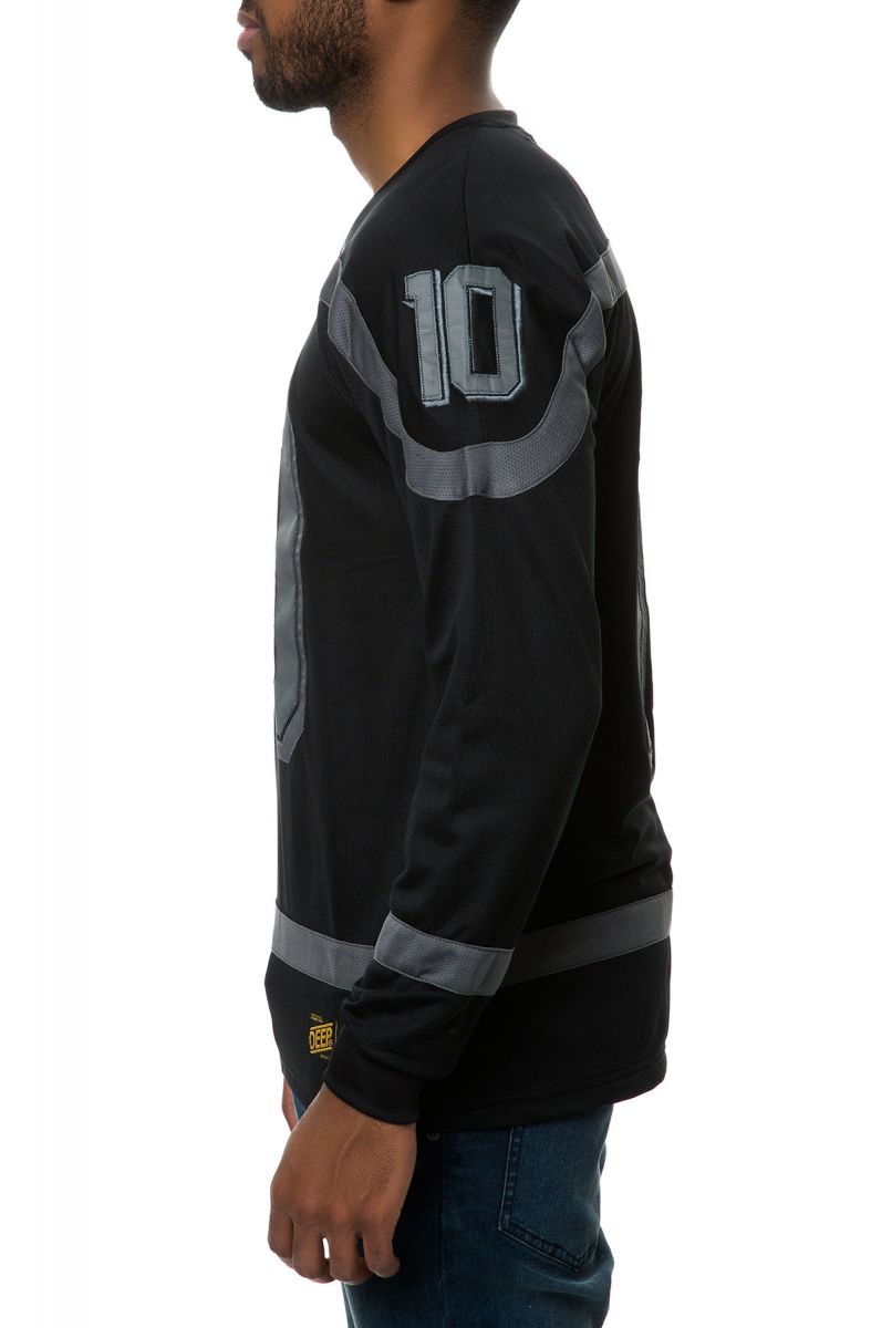 10 DEEP The Bruisers Polyknit Hockey Jersey in Black 51TD4012-BLK - PLNDR