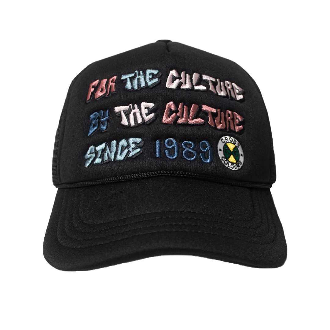 CROSS COLOURS For The Culture Trucker Hat - Black C303FOR-BLK-BLACK ...