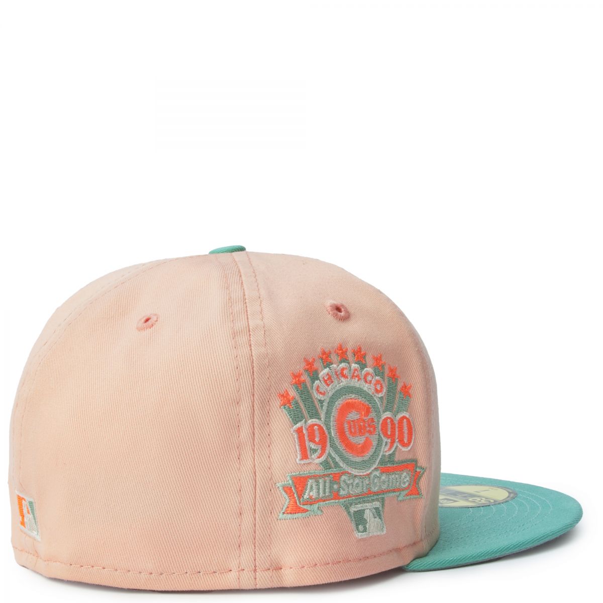 NEW ERA CAPS Chicago Cubs Peach Mint 59FIFTY Fitted Hat 70725319 ...