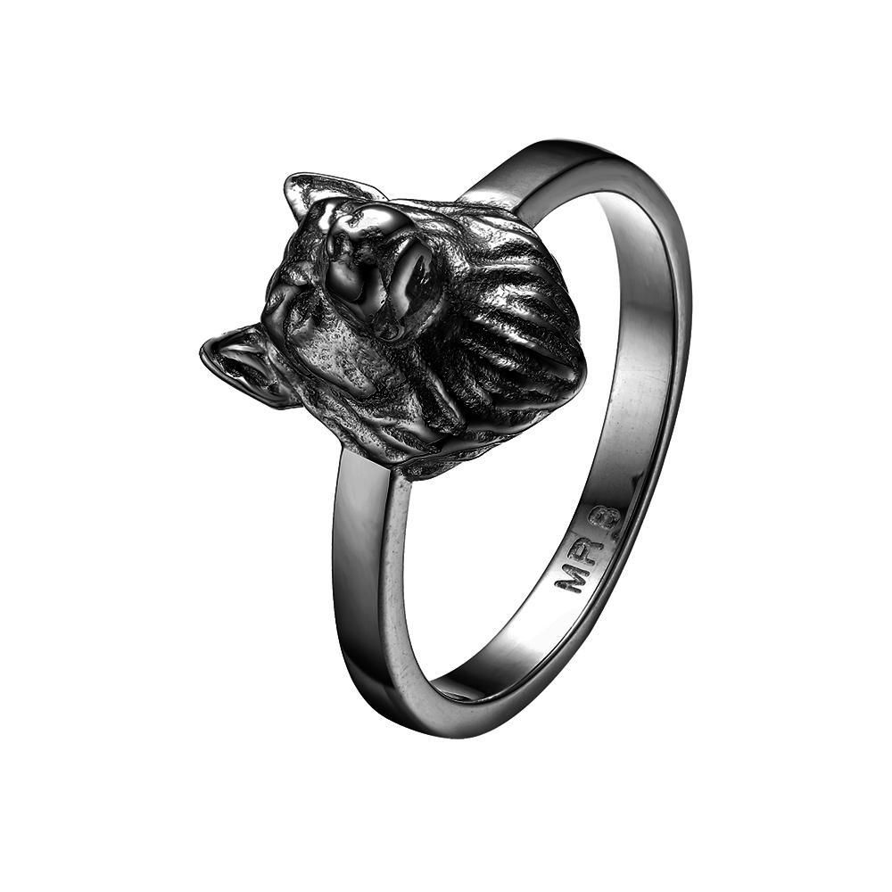 MISTER Wolf Ring Black 174F43-LI-BLACK - Karmaloop