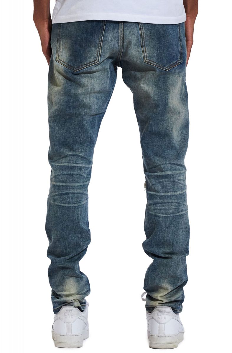 CRYSP Site Ripped Slashed Jeans CRYSPHOL21-14 - Karmaloop