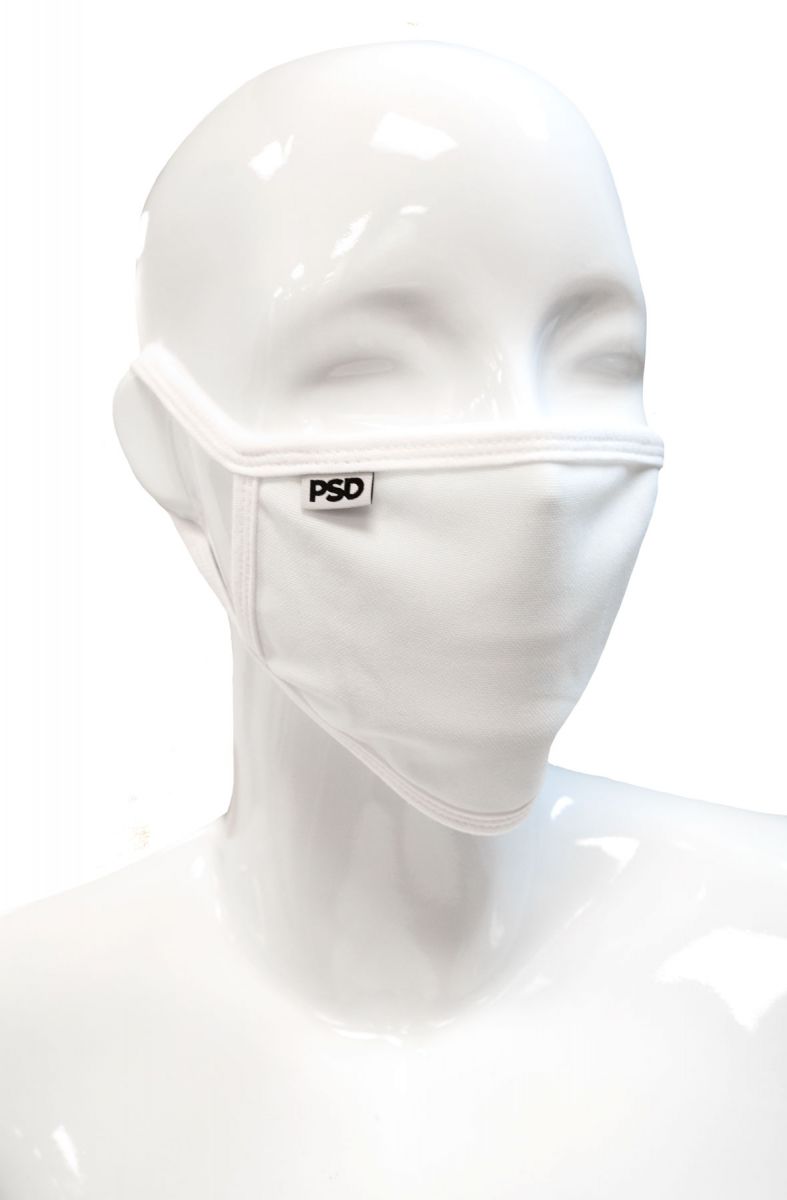 PSD UNDERWEAR Basic White Face Mask 32051041-WHT - Karmaloop