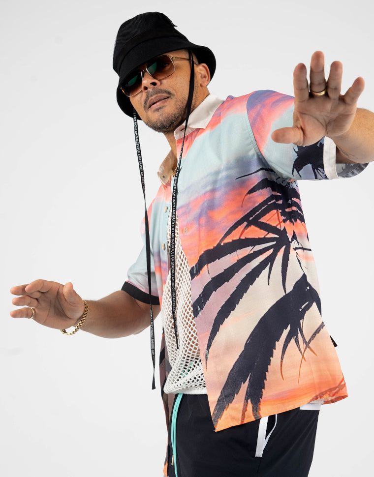 THE HIDEOUT CLOTHING In The Clouds Button-Up Shirt HDTCLTHNG-BA2160 ...