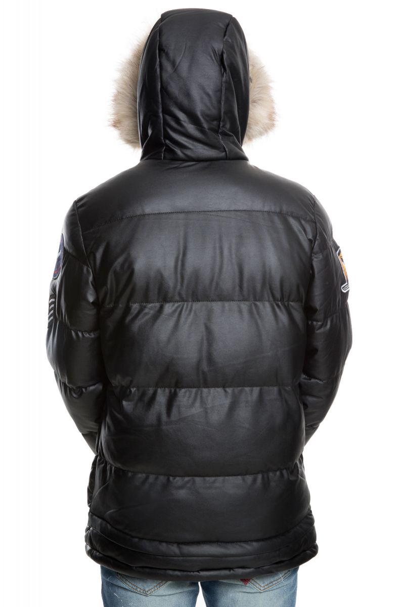 REASON The Combat Furr Puffer in Black H9-37-BLK - Karmaloop