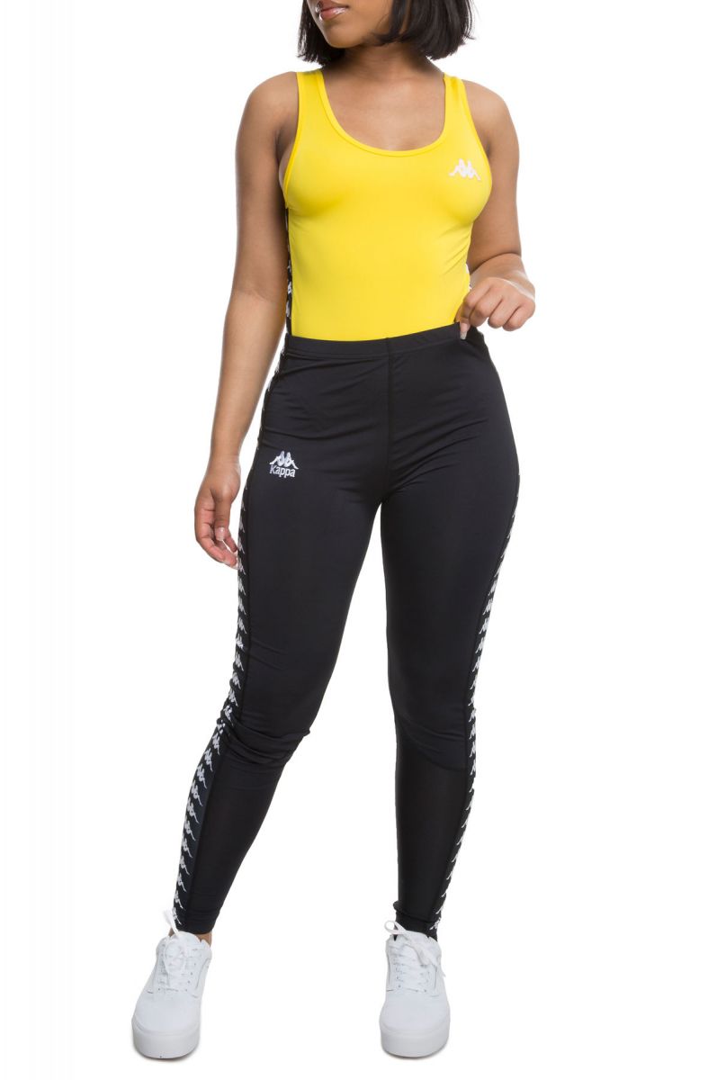 KAPPA 222 Banda Auber Alternating Banda Bodysuit in Yellow 303WCK0-968 ...