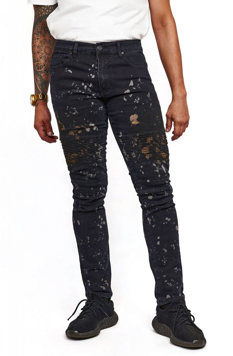 REASON Duff Splatter Denim T0-107P - Karmaloop