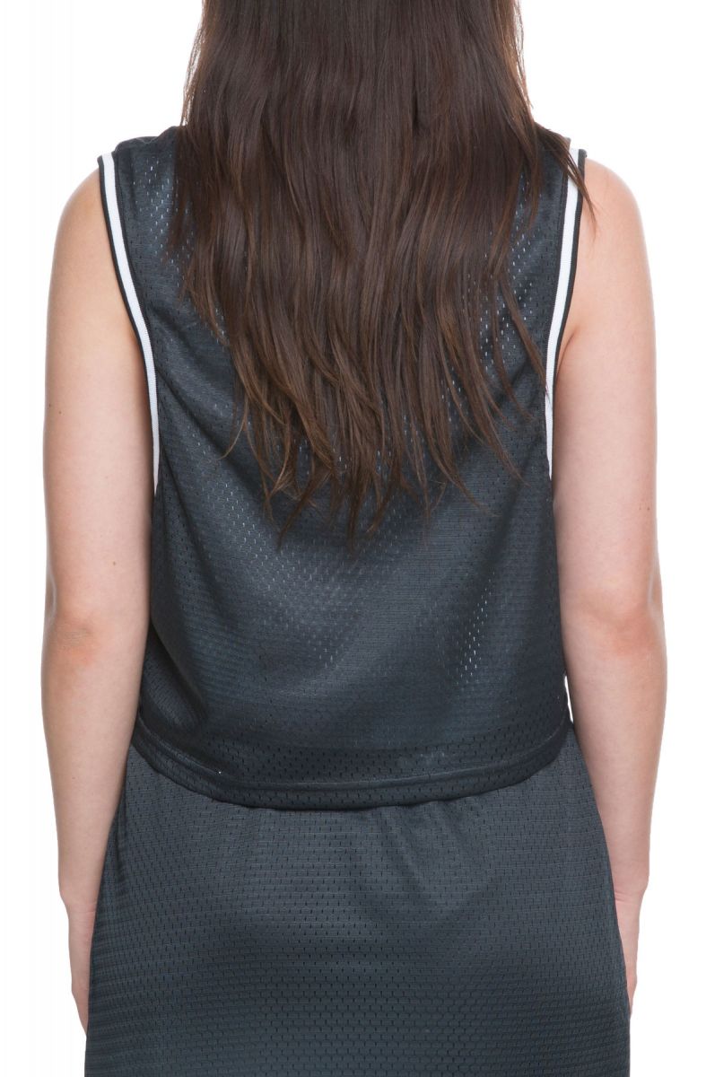 CHAMPION The Women's Reversible Mesh Cropped Tank in Black WL814-549734 ...