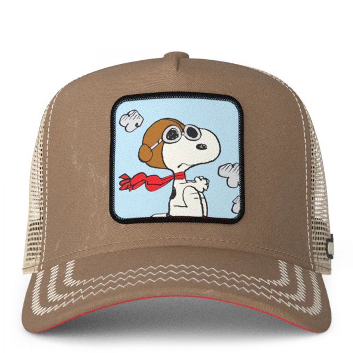 OVERLORD X Peanuts: Snoopy Ace Trucker Cap OC-PEACE - Karmaloop