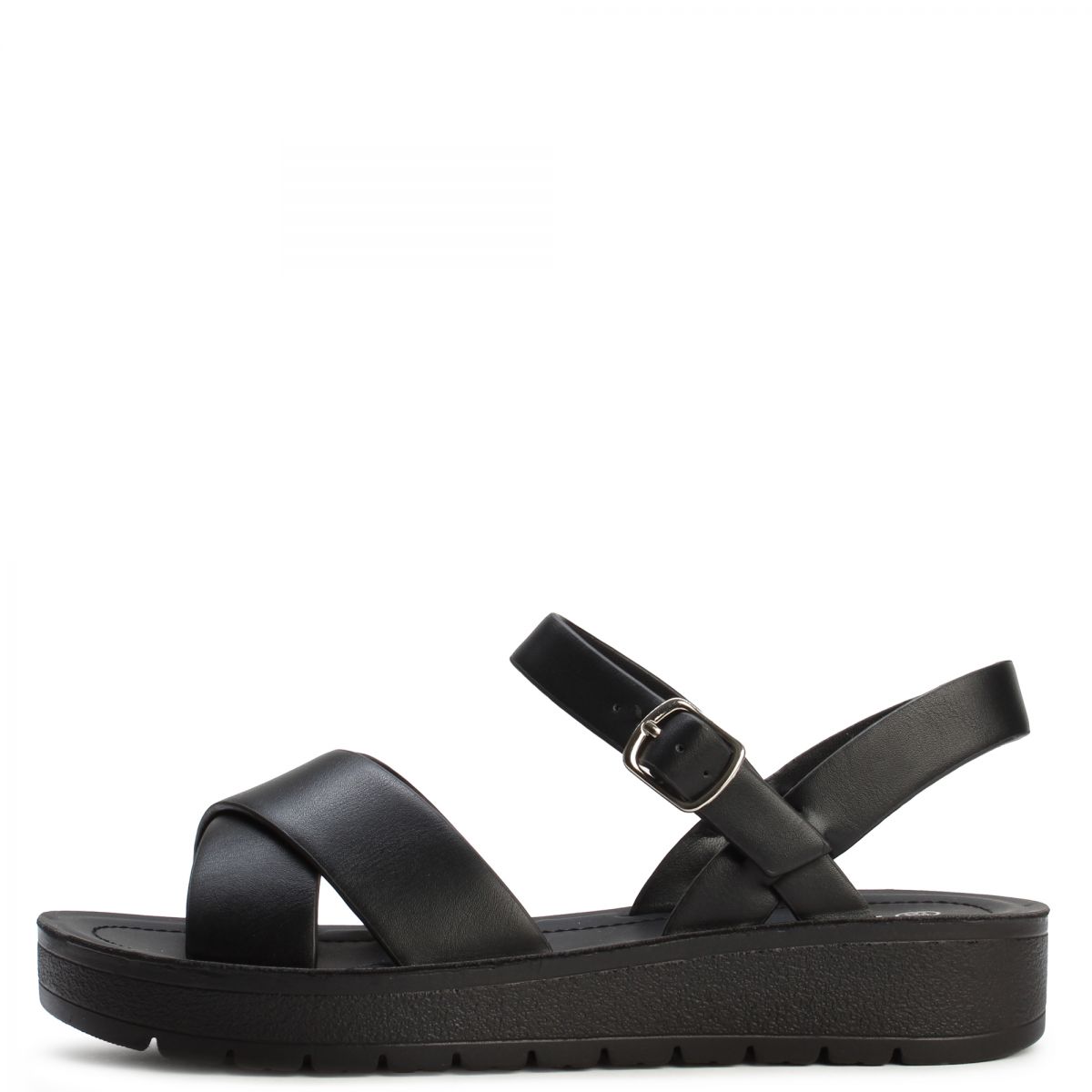 SOLE LA VIE FD Chester Flat Sandal FD CHESTER-S-ALLBK - Karmaloop