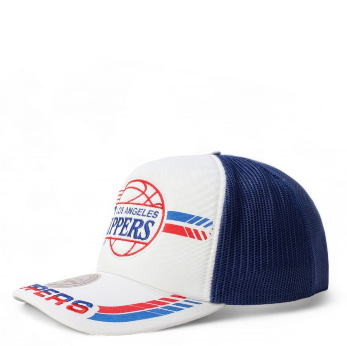 MITCHELL & NESS NBA Los Angeles Clippers Trucker Hat HT10035-LACWHIT ...