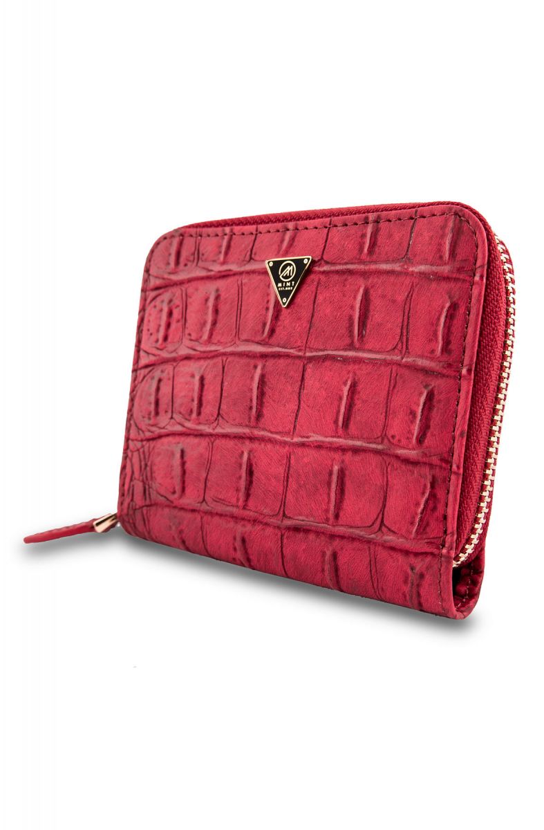 MINT Croc Zip Wallet - Red MABZ-RD6 - Karmaloop