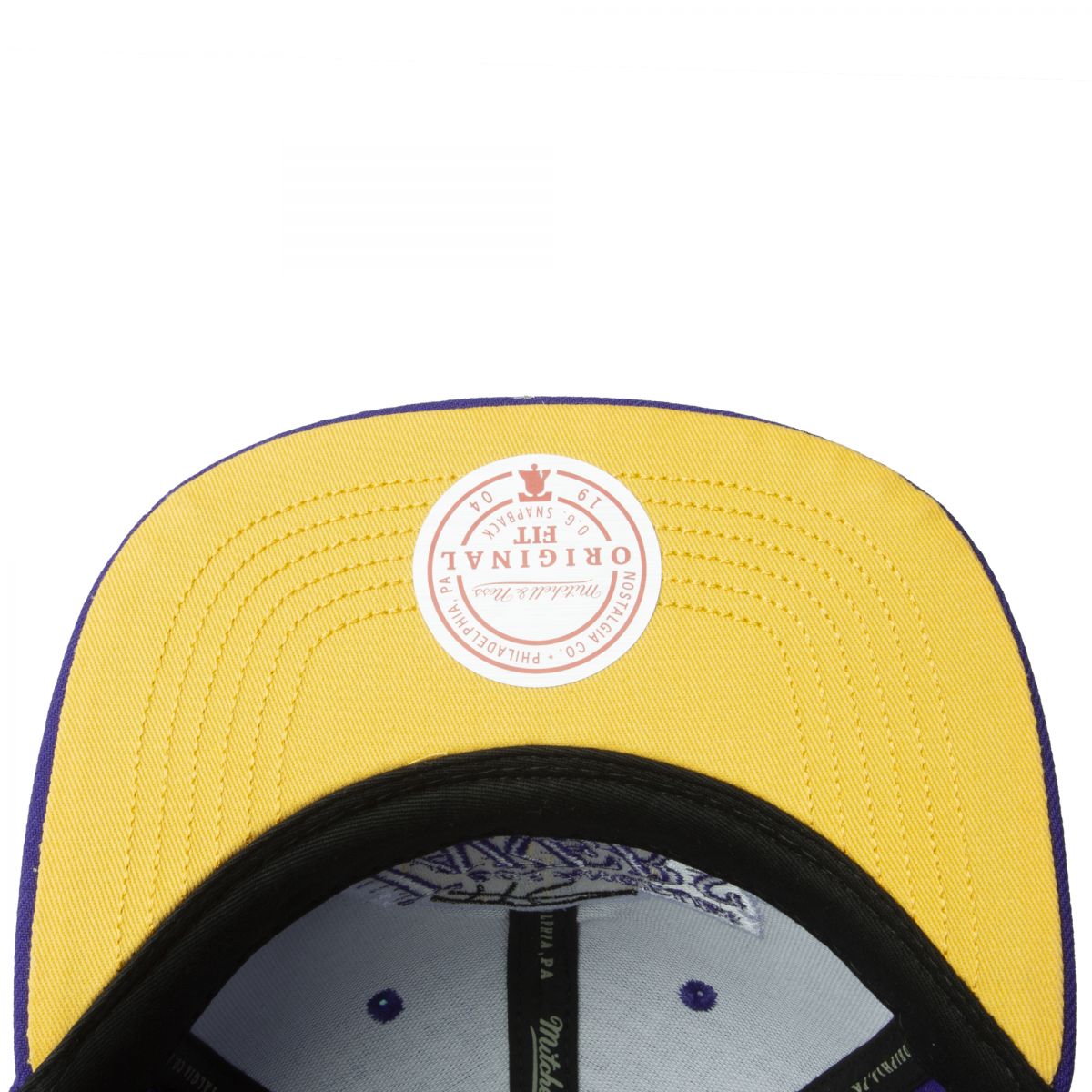 MITCHELL & NESS NBA Los Angeles Lakers Snapback 6HSSMM21129-LALPURP ...