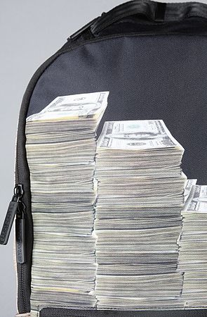 The Money Stacks Backpack in Black