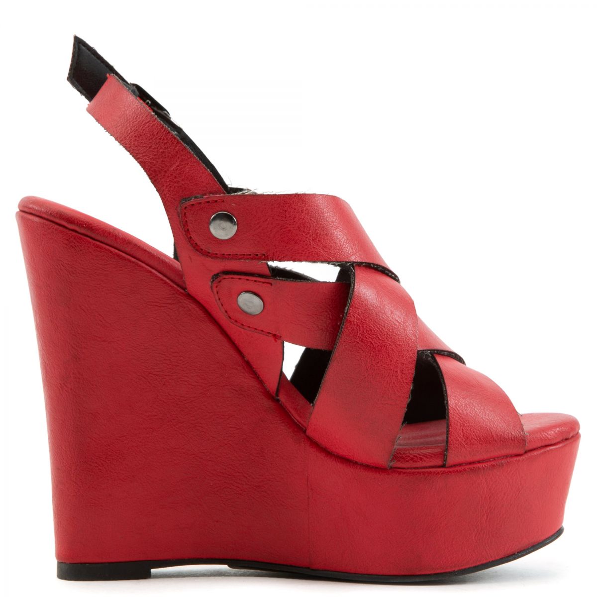 MOJO MOXY Petty Red Wedges PETTY RED - Karmaloop