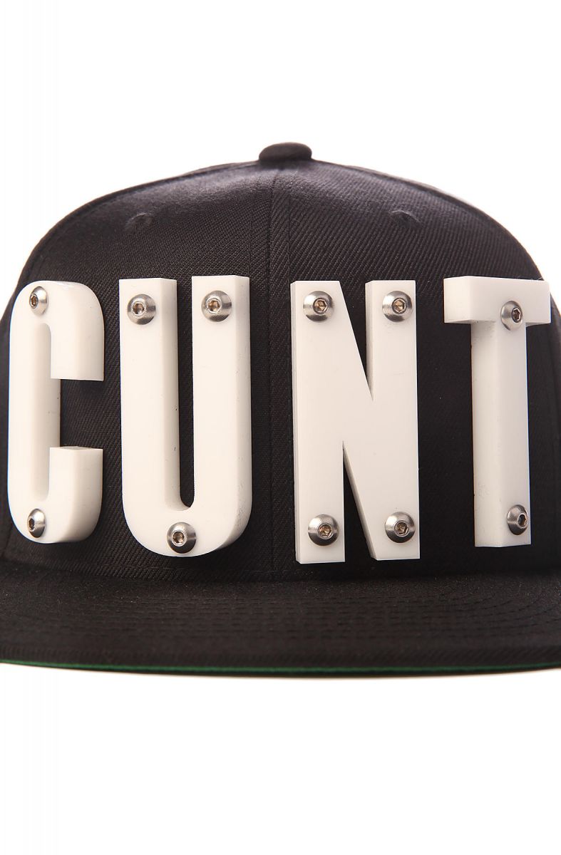 ADEEN Snapback C.U.N.T. in Black