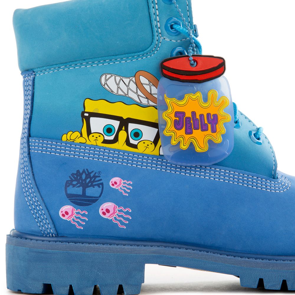 TIMBERLAND SpongeBob 6 Inch. Premium in Nebula Blue TB0A22T4J45 - Karmaloop