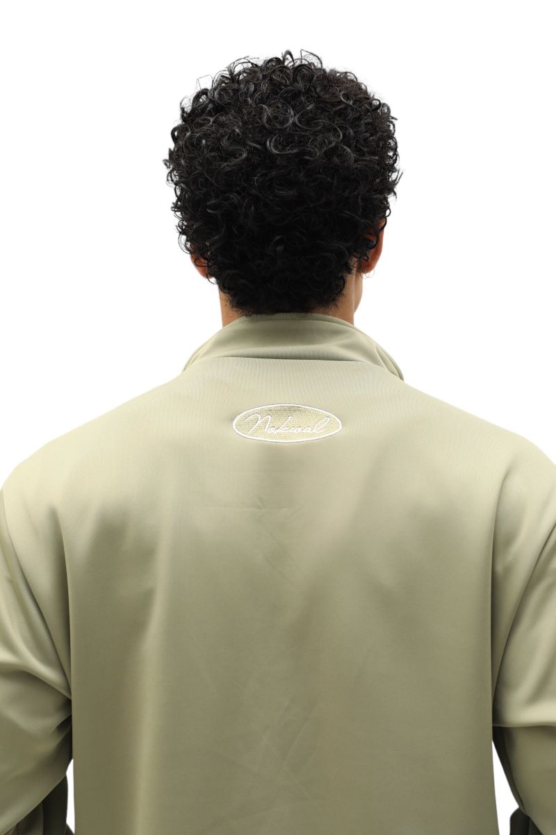 NOKWAL Sports Icon Tracksuit Jacket Beige NKWL-7CDC66 - Karmaloop