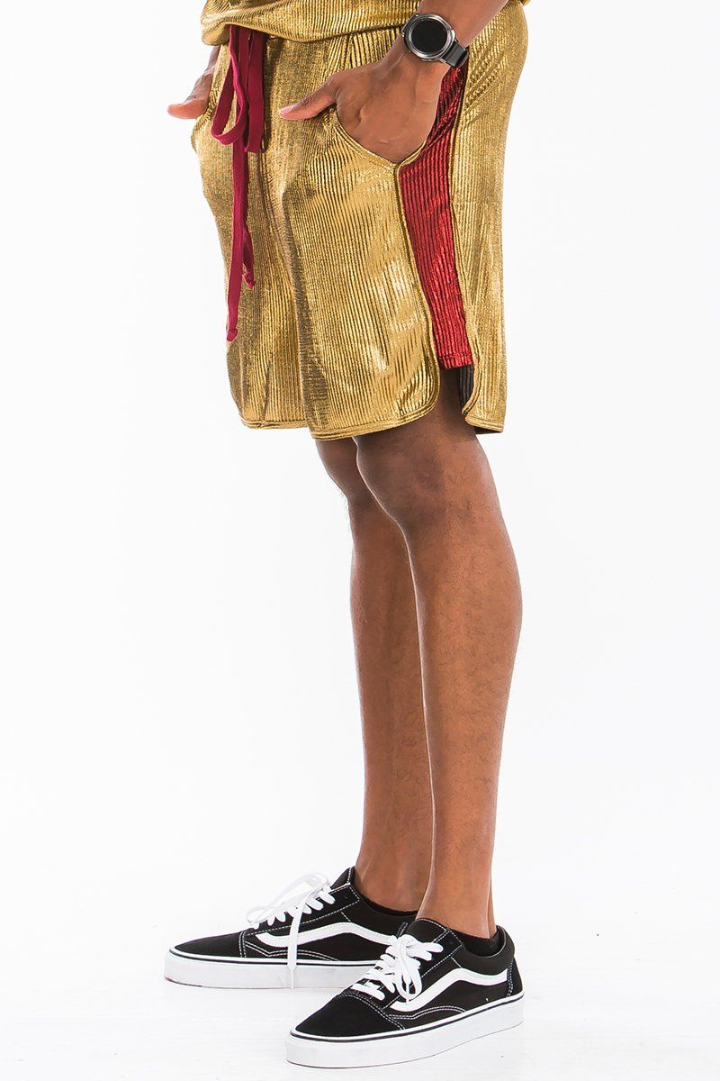 WEIV METALLIC BOXER SHORTS SP407-2-GOLD - Karmaloop