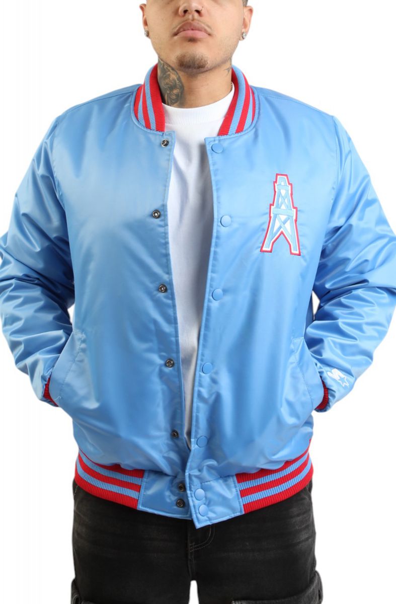 STARTER NFL Houston Oilers Varsity Jacket LS4L0494 OIL - Karmaloop