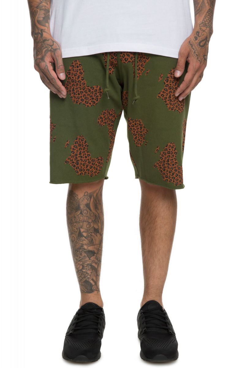 BILLIONAIRE BOYS CLUB Sierra Shorts In Chive Green 881-4101-GRN - Karmaloop