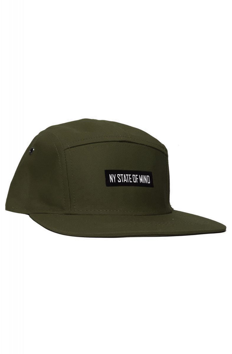 NY STATE OF MIND Canvas 5 Panel Hat 456789878998765 - Karmaloop