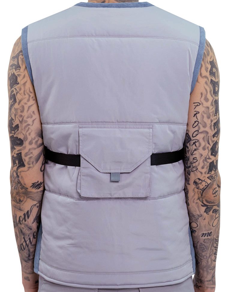 The Hideout Clothing Broken Xociety Love Vest Hdtclthng C00a40 Anchorgray Karmaloop