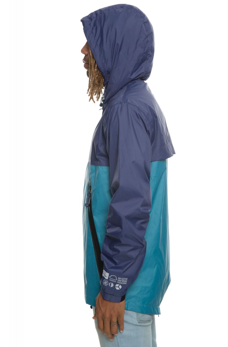 ALL GOOD The Midnight Larka Jacket in Navy and Teal FW17-2001 - Karmaloop