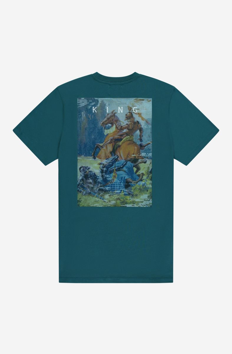KING APPAREL Hoxton T-Shirt - Jade Green AW22-HTG - Karmaloop
