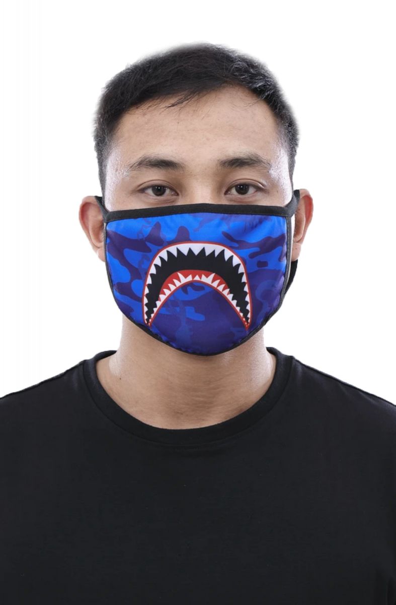 HUDSON Shark Mouth Face Mask E7133263SS-BLU - Karmaloop