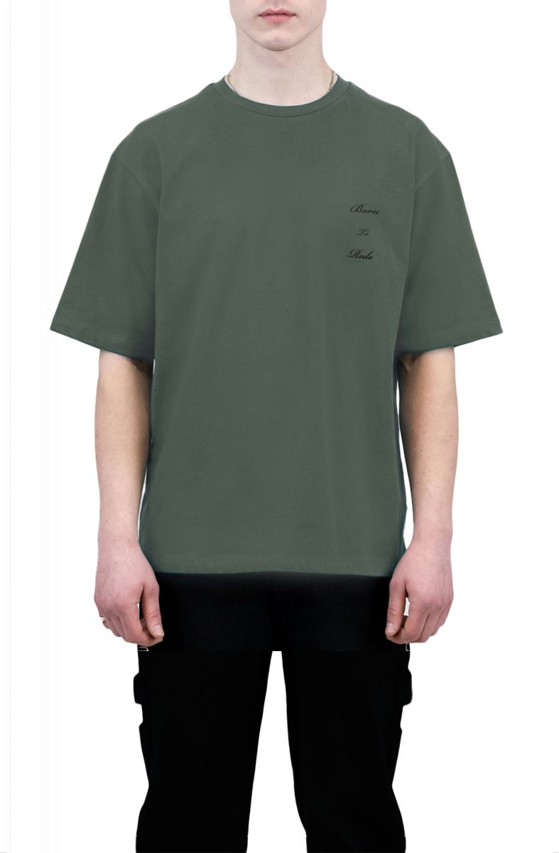 KING APPAREL Hoxton Box T-Shirt - Fern Green SS23-HBTF - Karmaloop