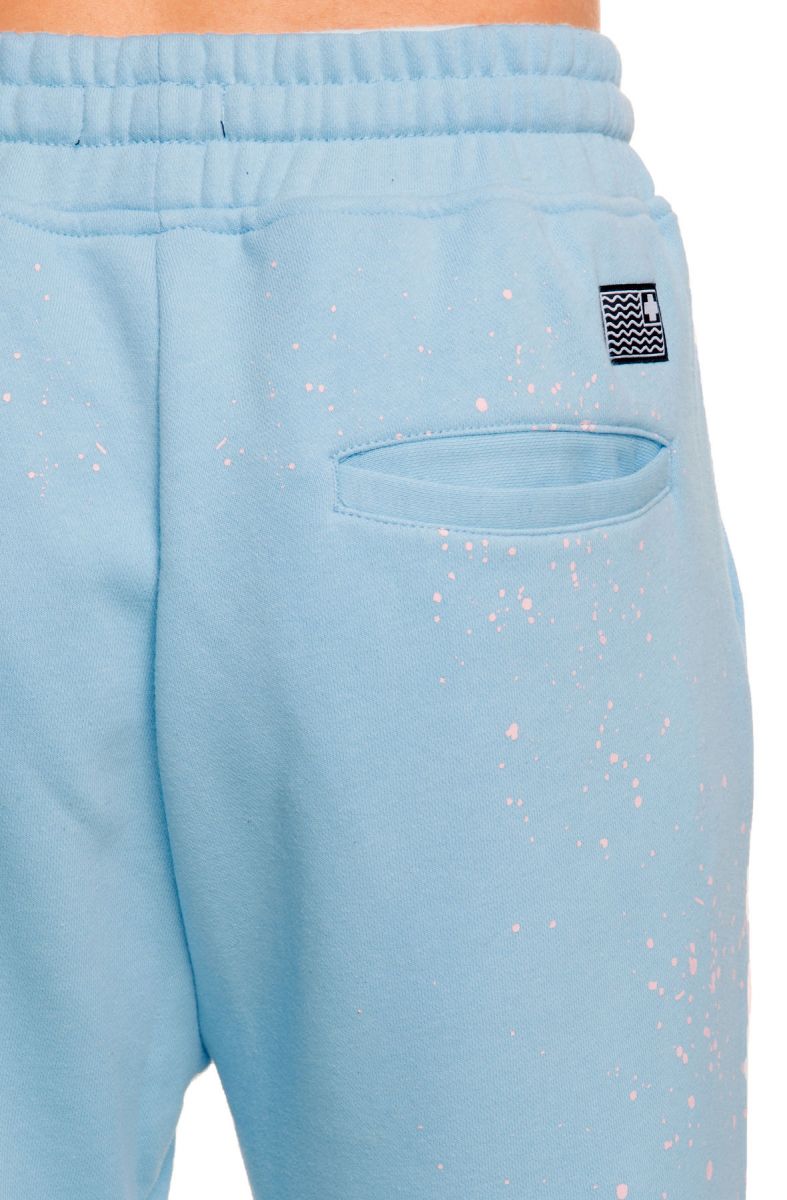 PINK DOLPHIN The Drip Drip Sweatpants in Blue AF21807DDPBU - Karmaloop