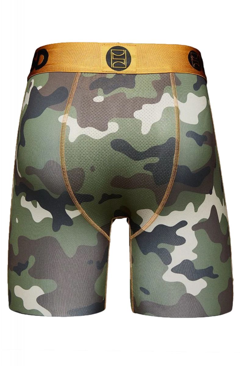 PSD UNDERWEAR Green Camo Boxer Briefs E12011028 - Karmaloop