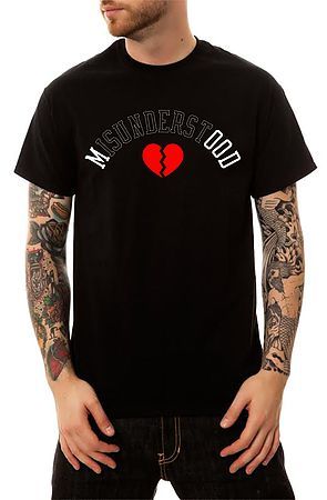 CULTURE The Misunderstood T-Shirt in Black 135_STWOD_MISUN_FC_A1301_BLK ...