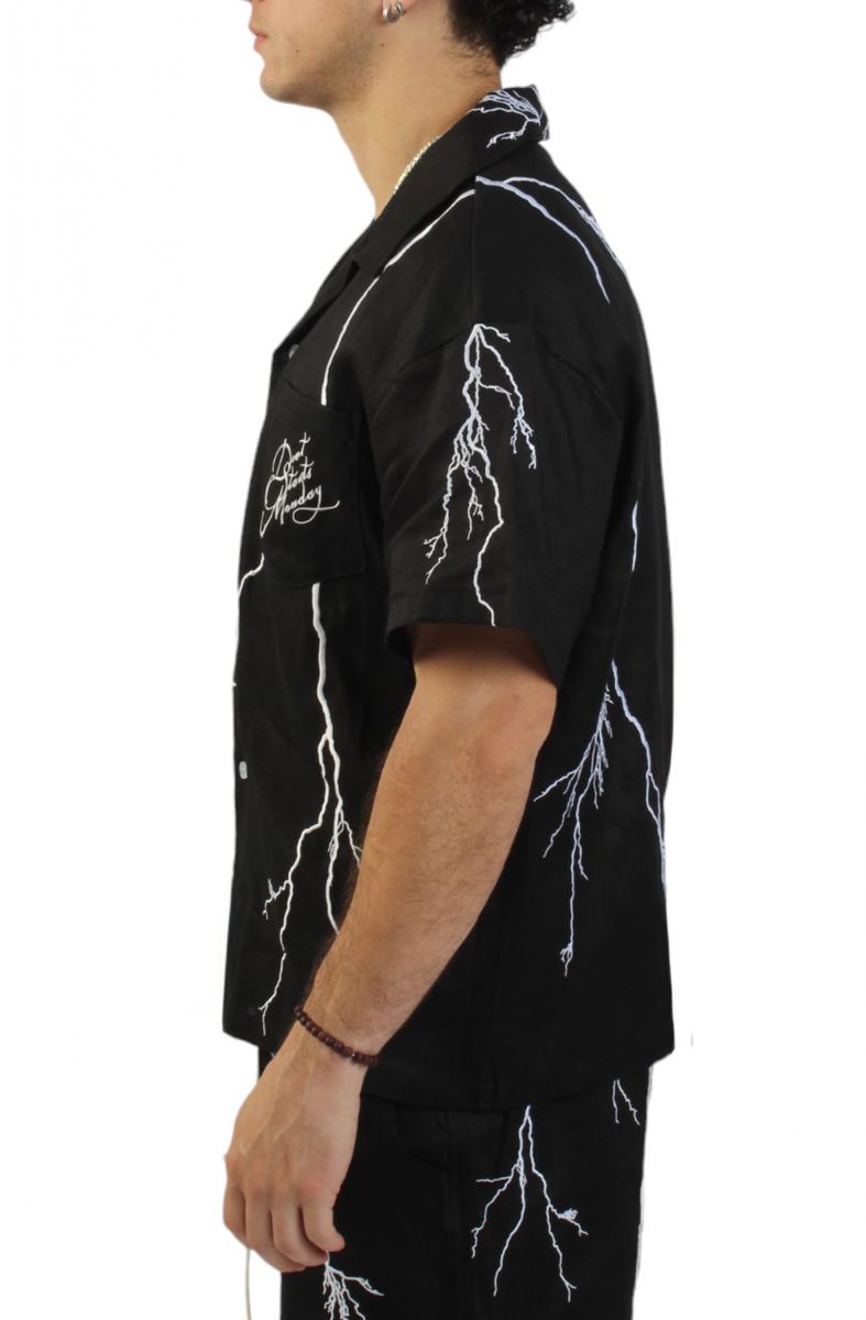 DIET STARTS MONDAY Lightning Button-Up Shirt DSM-PS24-001 - Karmaloop