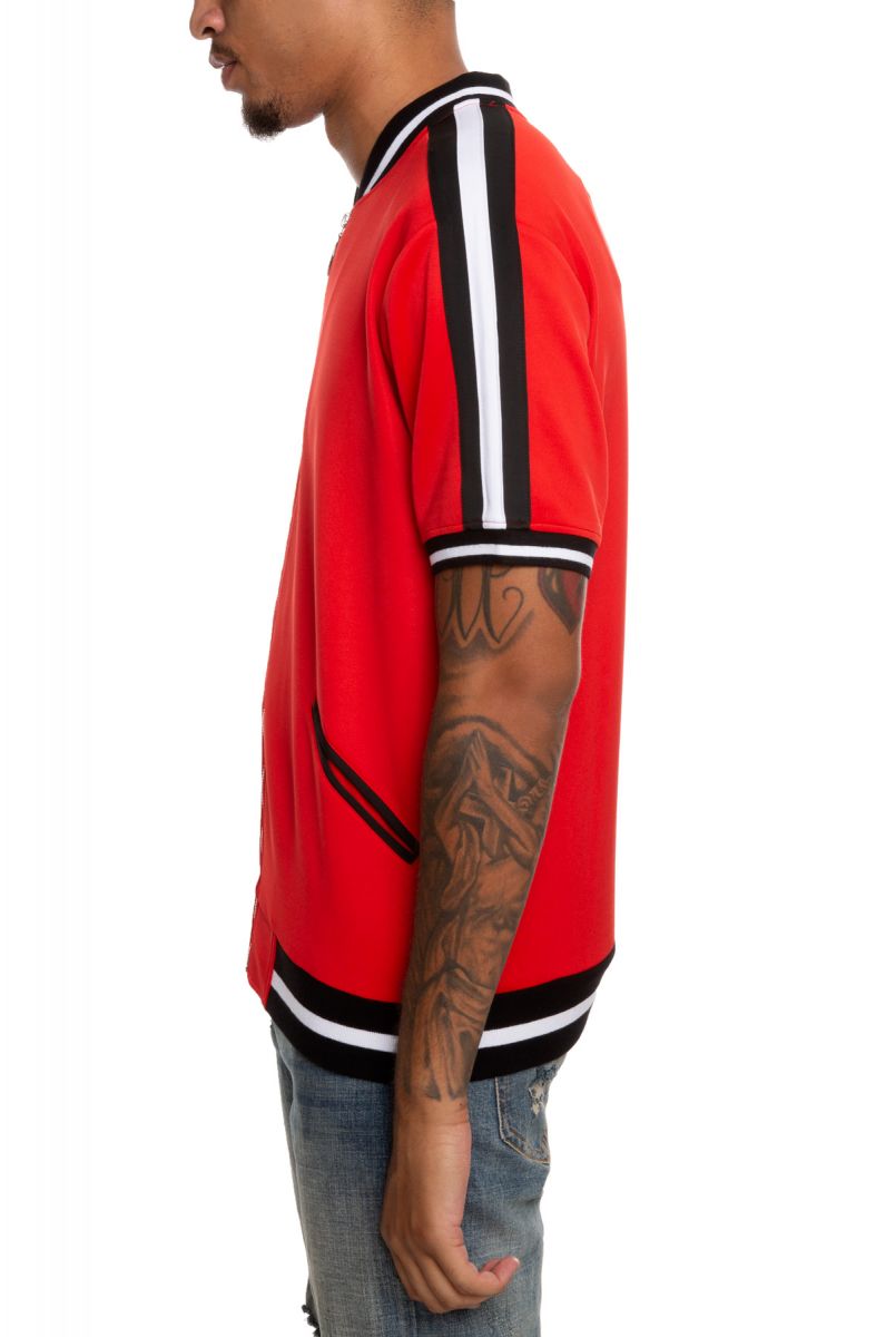 THE KARTER COLLECTION Winston Short Sleeve in Red/White KRTRSMR18-13 ...