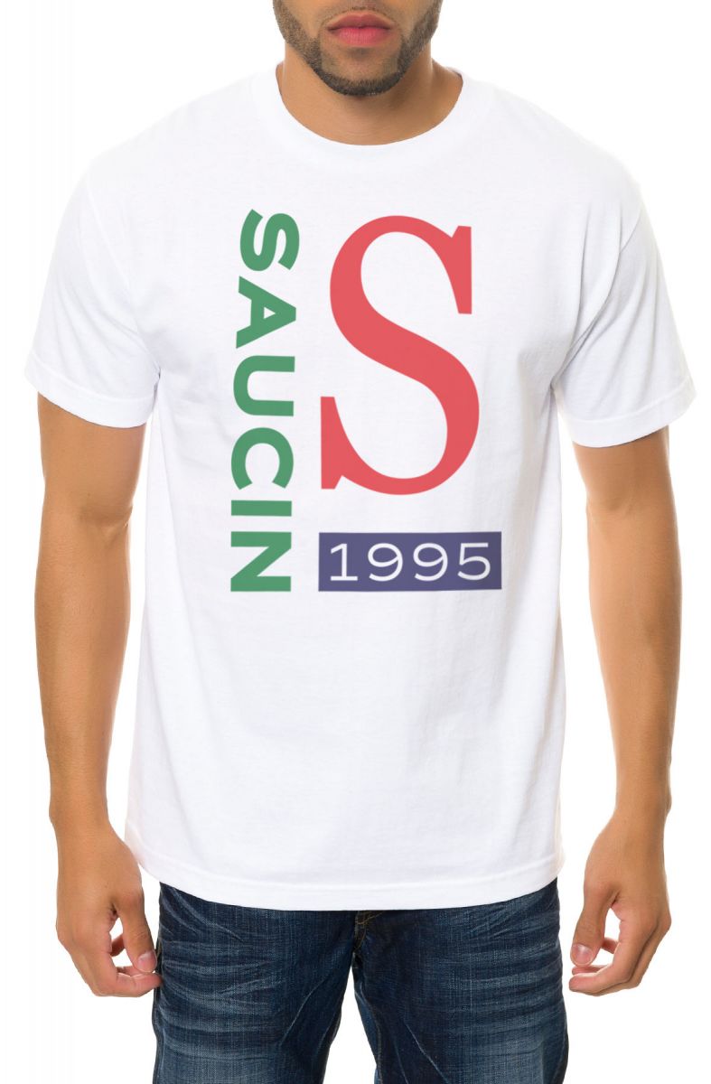 ONE DEGREE The Saucin 1995 Tee in White SV-SAUCIN95-TEE-WHT - Karmaloop