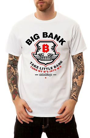 THE RETRO KINGS The Big Bank T-Shirt Bred In White BIG_BANK_BRED_WHT ...