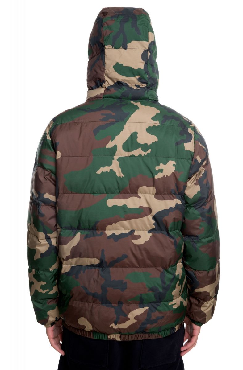 HUF The Everest Jacket in Woodland Camo JK00107-WOODC - Karmaloop