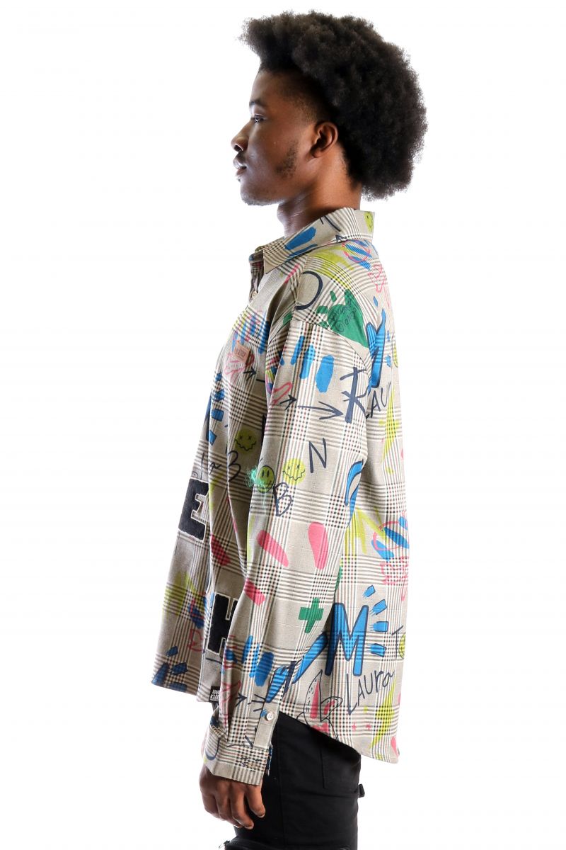 KLEEP Rans L.T.K. Men's premium Long Sleeve Plaid button down shirt ...