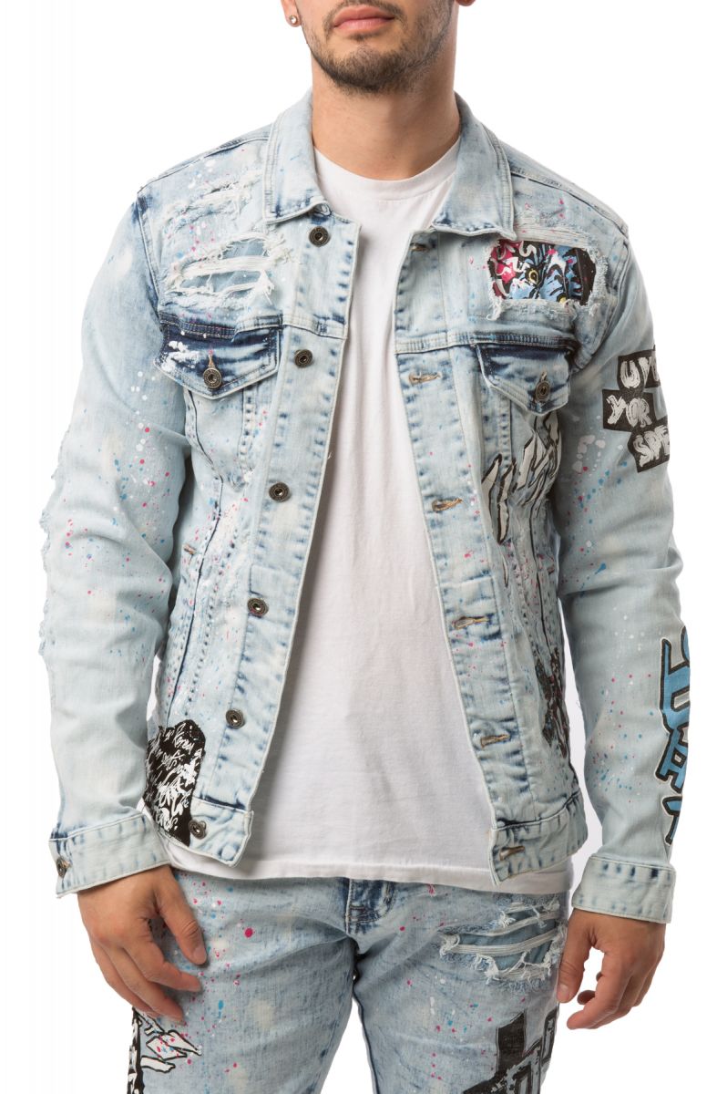 SMOKE RISE Demon Denim Jacket SJJ-21274 - Karmaloop