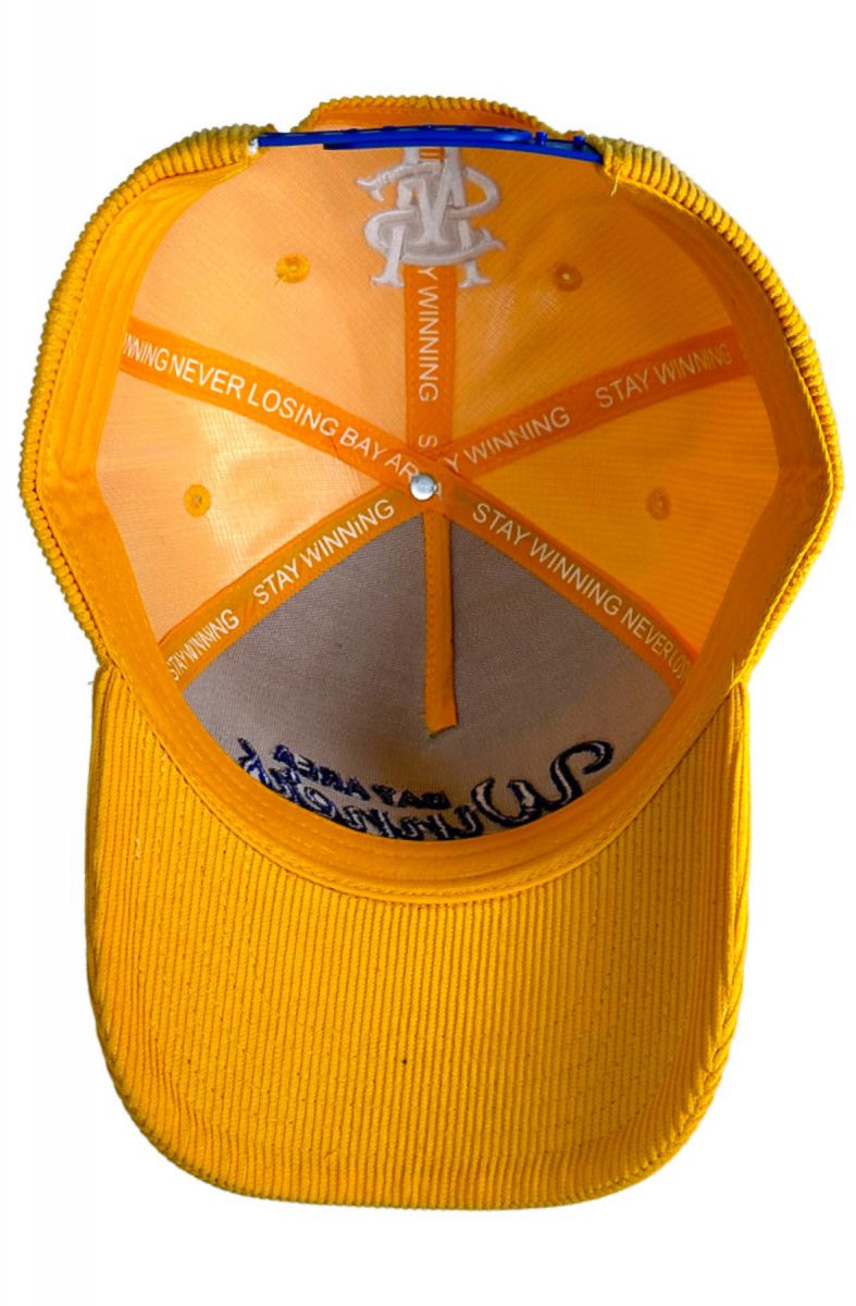 STAY WINNING Corduroy Bay Area Winners Hat (YELLOW) SW-0322 - Karmaloop