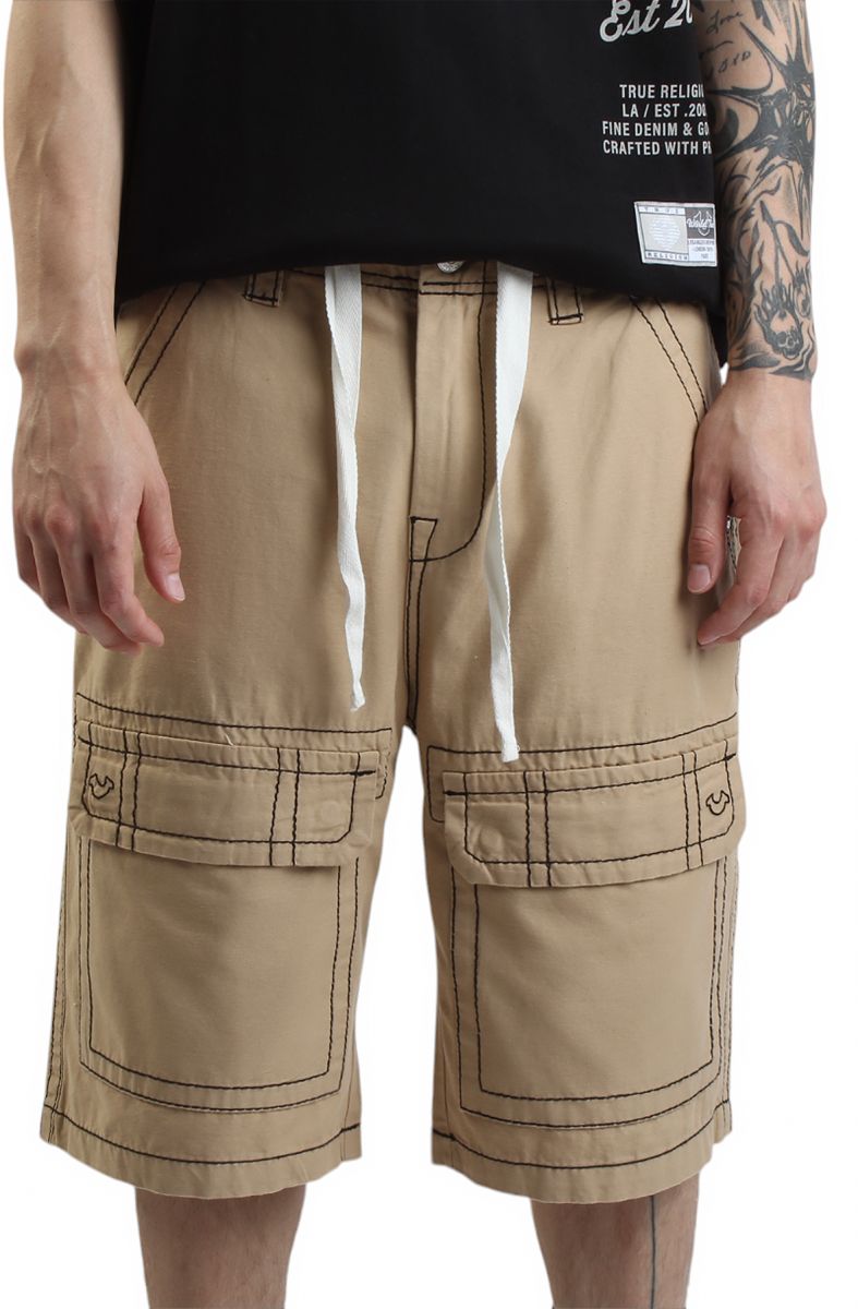 TRUE RELIGION Vinny Big T Cargo Shorts 109500-2629 - Karmaloop